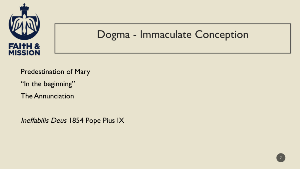 Immaculate Conception and Perpetual Virginity – Bound in Love